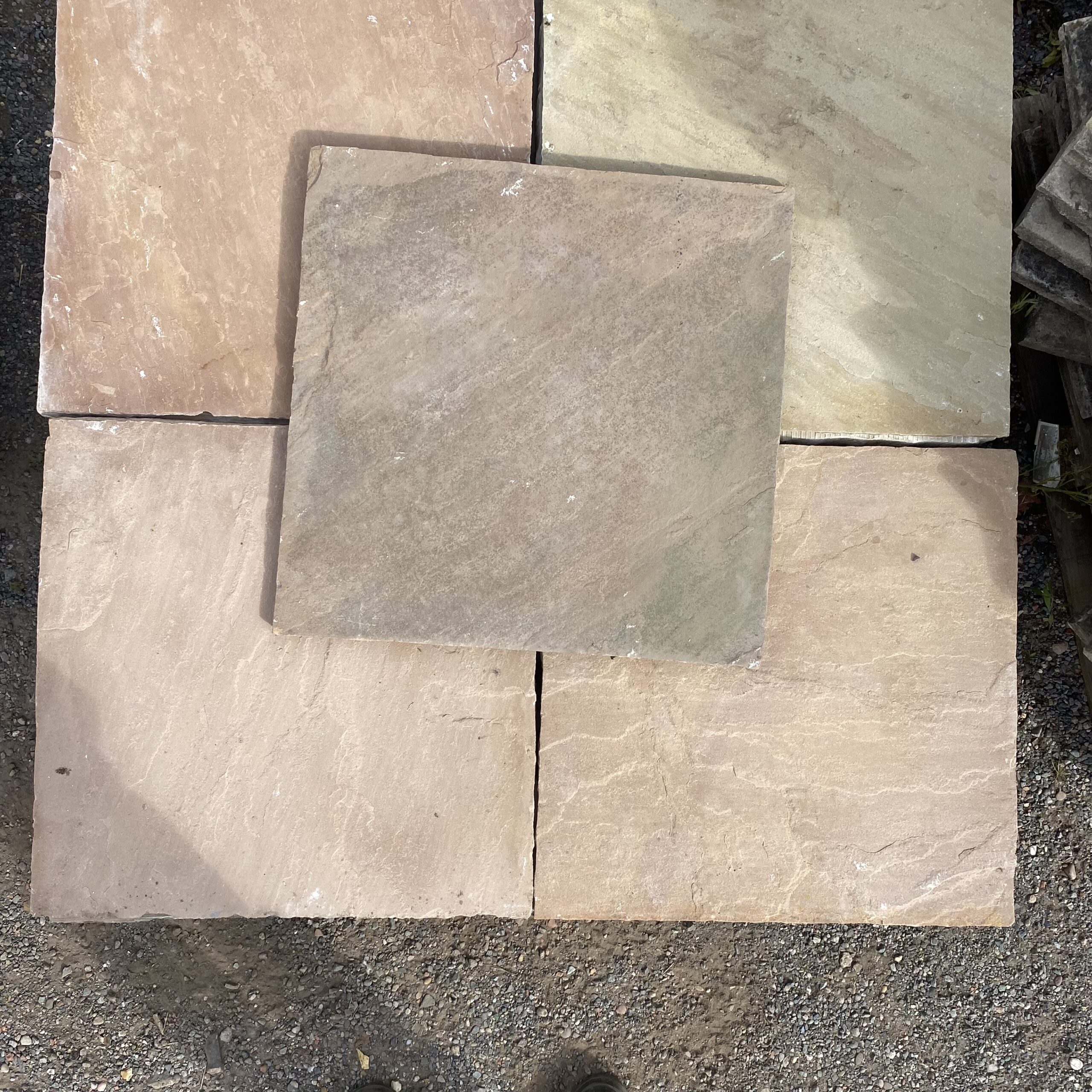 Riven Indian Sandstone paving - CORLEY RECLAMATION